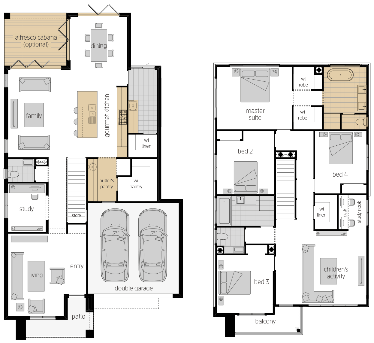 Luxurious Saxonvale Modern Home Floor Plans in Australia | McDonald ...