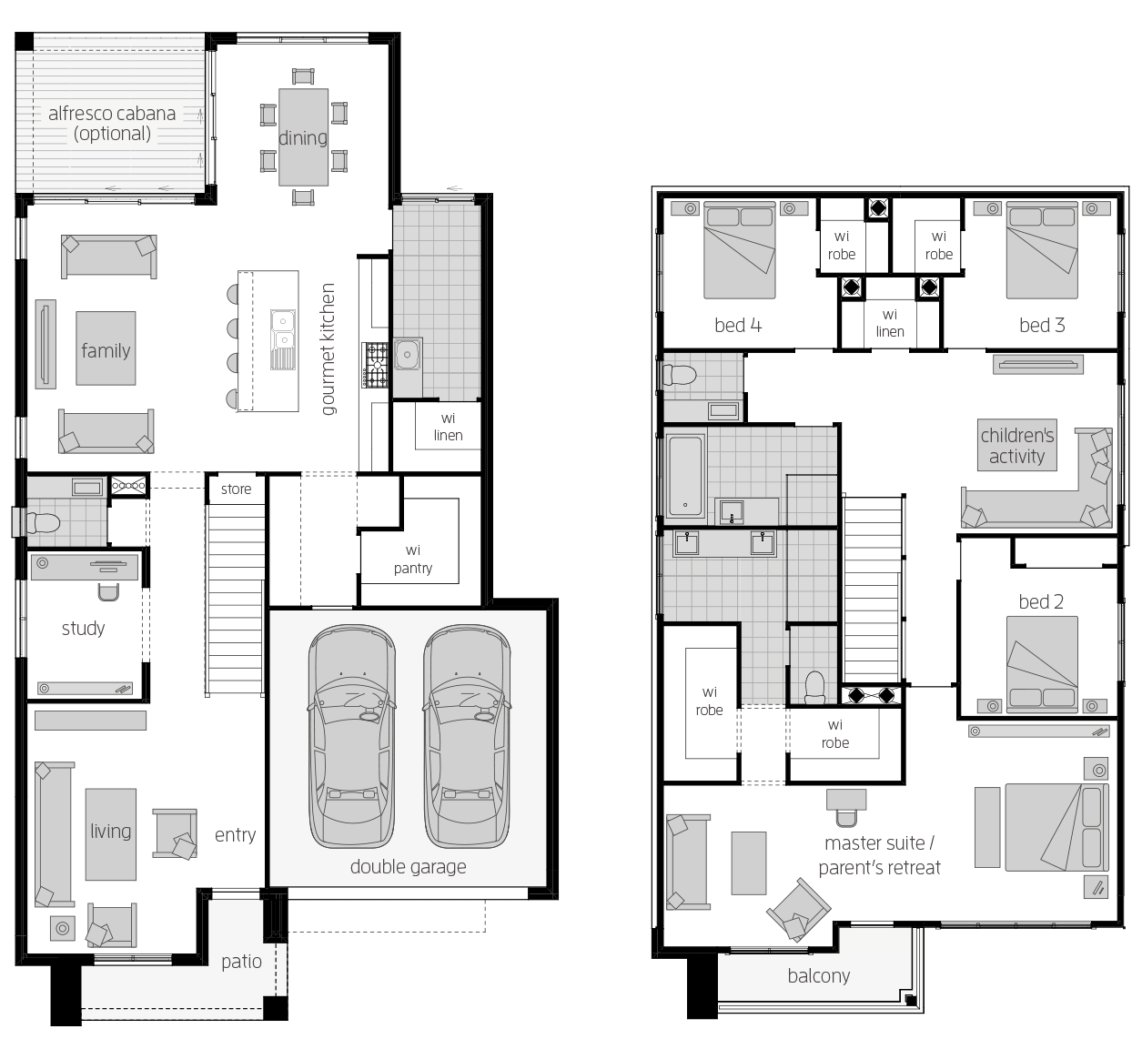 Luxurious Saxonvale Modern Home Floor Plans in Australia | McDonald ...