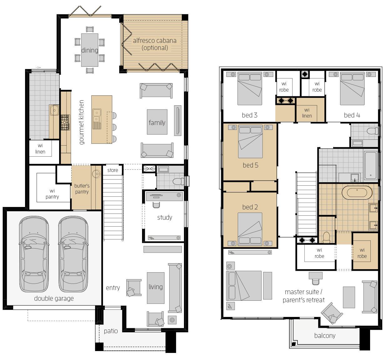 Luxurious Saxonvale Modern Home Floor Plans in Australia | McDonald ...