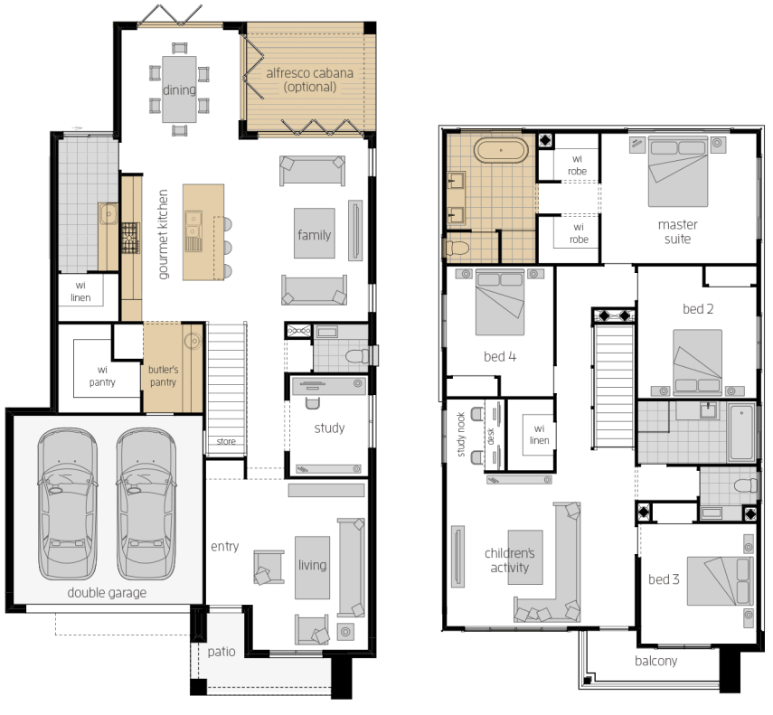 Luxurious Saxonvale Modern Home Floor Plans in Australia | McDonald ...