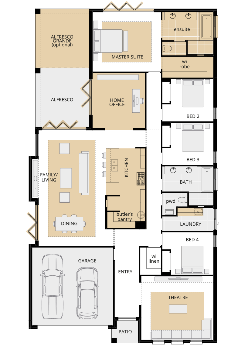 Bayswater | Luxurious New Home | McDonald Jones Homes