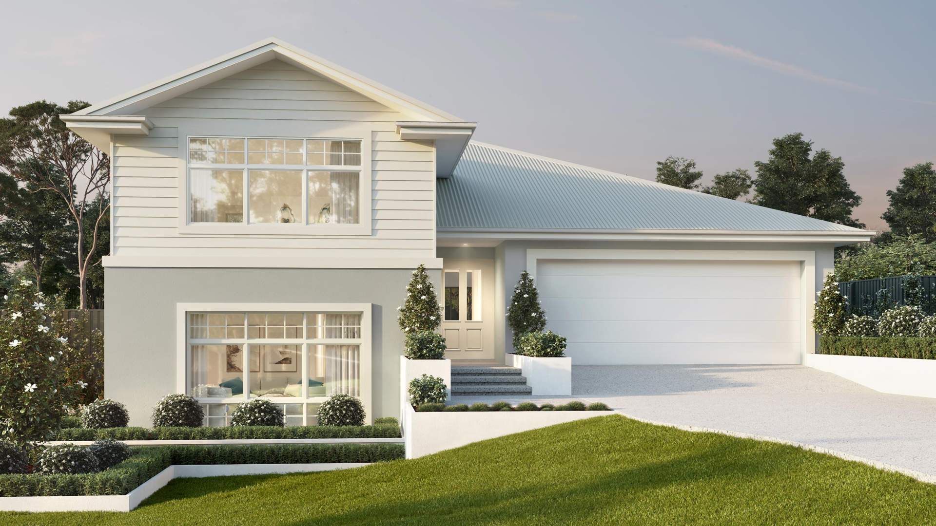 Hampton Style Home Split Level