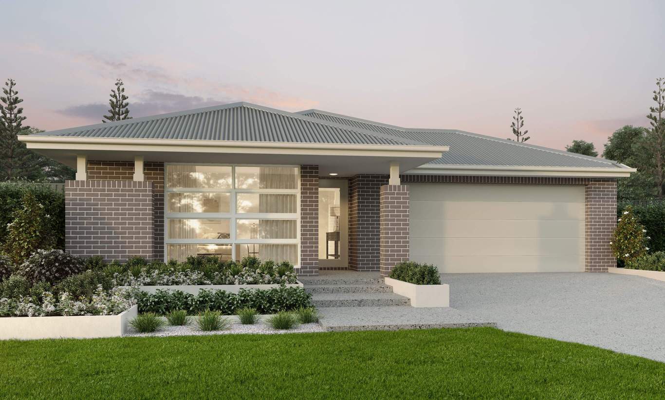 Contemporary Single Story Brick Homes Rhapsody 33 Plato By Singh